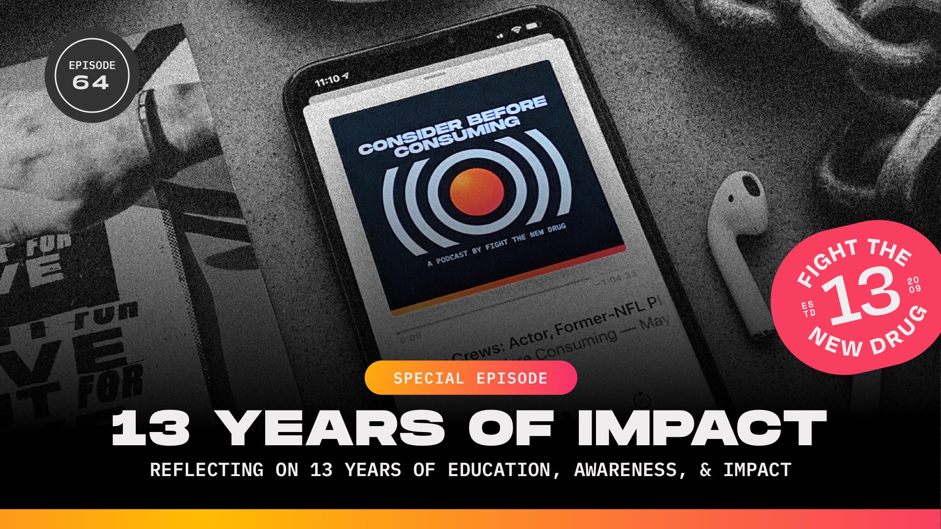 FTND’s Anniversary - Consider Before Consuming